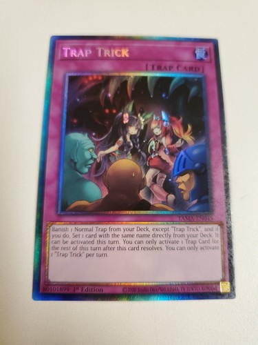 Trap Trick TAMA-EN045 Collectors Rare Yugioh Tactical Masters 1st ...