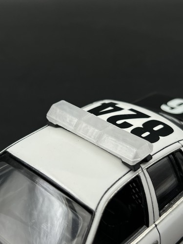 1/24 25 Scale Model Clear Code 3 MX7000 Lightbar LAPD LASD Police 2414C ...