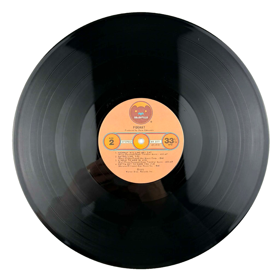 Foghat Self Titled 1972 s/t vinyl record LP 70s Classic Hard Rock Pop ...