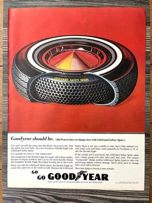1964 Magazine Print Ad - Goodyear Tires - Go Go Goodyear | eBay