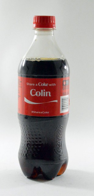 Share a Coke with Colin 20 fl oz Collectible Bottle Rare Unopened Coca ...