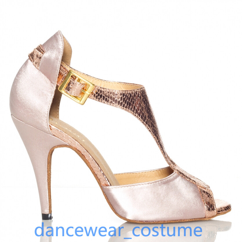 Ballroom Latin Salsa Dance Shoes Ladies Rumba Samba Jazz Heels Sandals ...