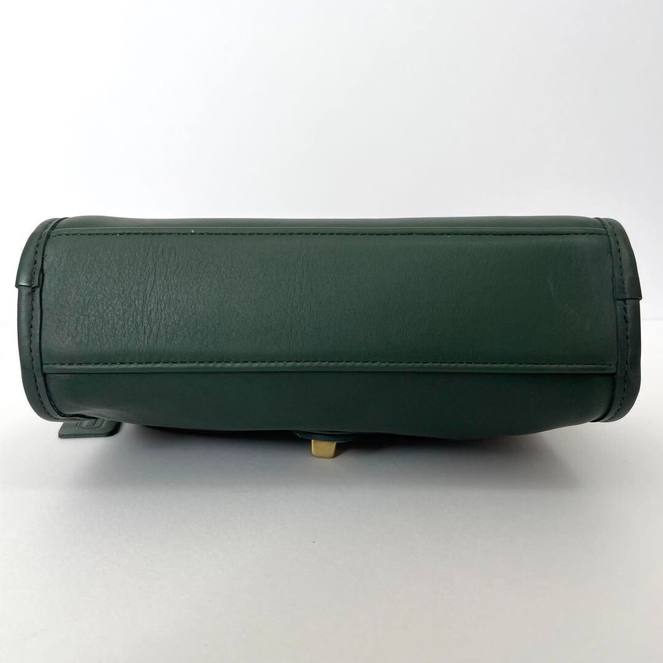 Extremely Rare Made In USA Old Coach 9908 Shoulder Bag Green Vintage ...