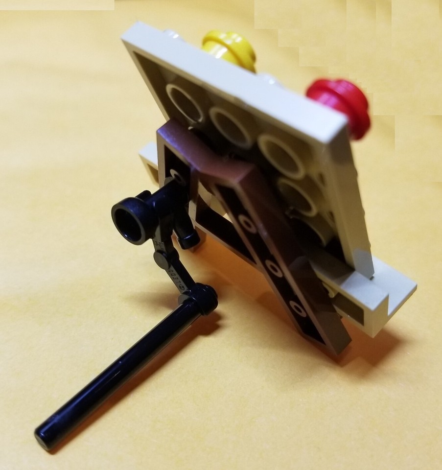 LEGO - Artist w/ Paint Brush & Pallet Easel - Minifigure Painter Male ...