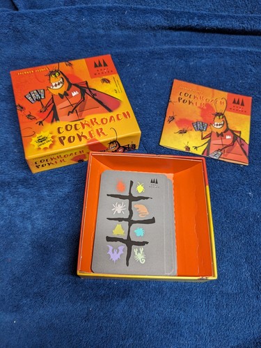 Cockroach Poker Card Game 100% COMPLETE - Bluffing Fun! Drei Magier | eBay
