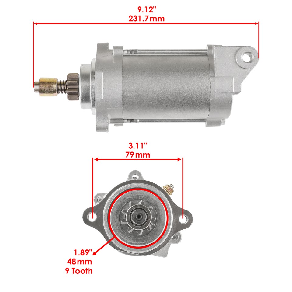 Starter for Bombardier Skidoo 515176754 515176858 515177389 515176784 ...