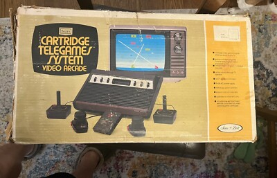 atari 2600 Sears heavy sixer console IN BOX. Everything Shown Is ...