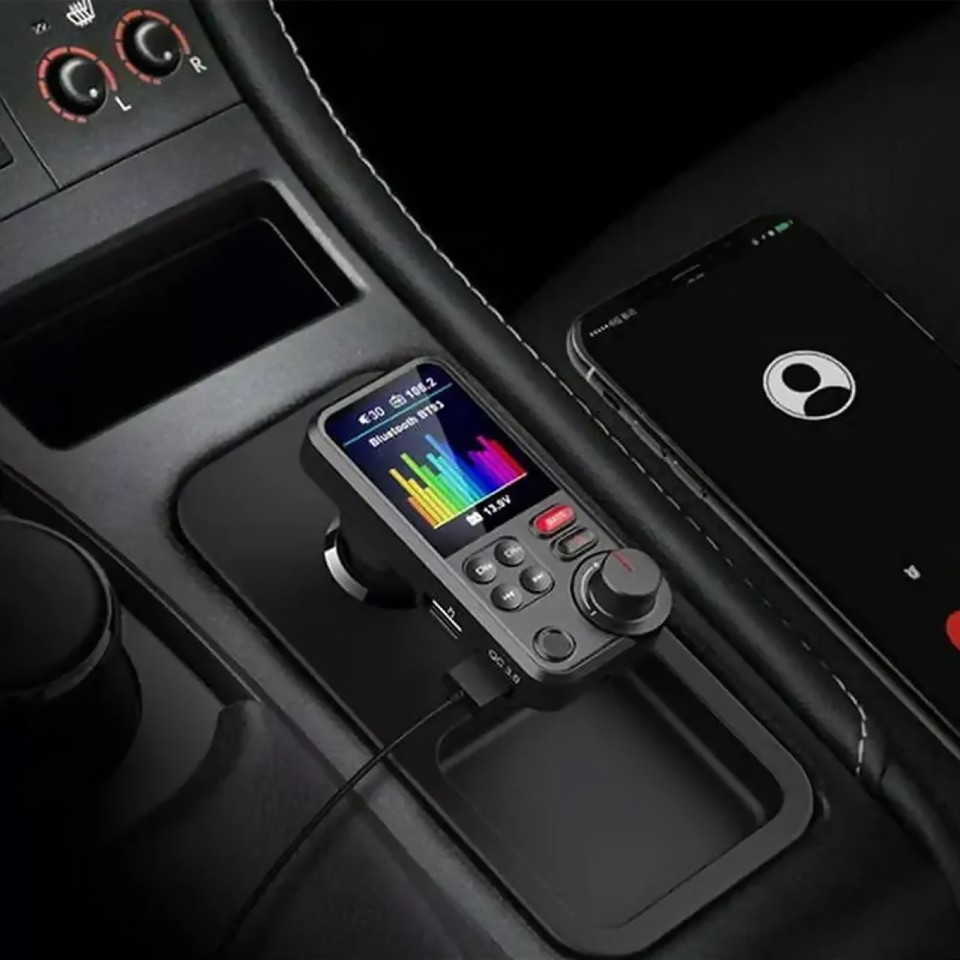 Bluetooth Car Kit MP3 Player FM Transmitter Wireless Radio Adapter 2 ...