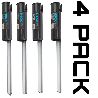 4 PACK 17” Bank / Surf Spikes for Fishing - Aluminum Surf Fishing Rod ...