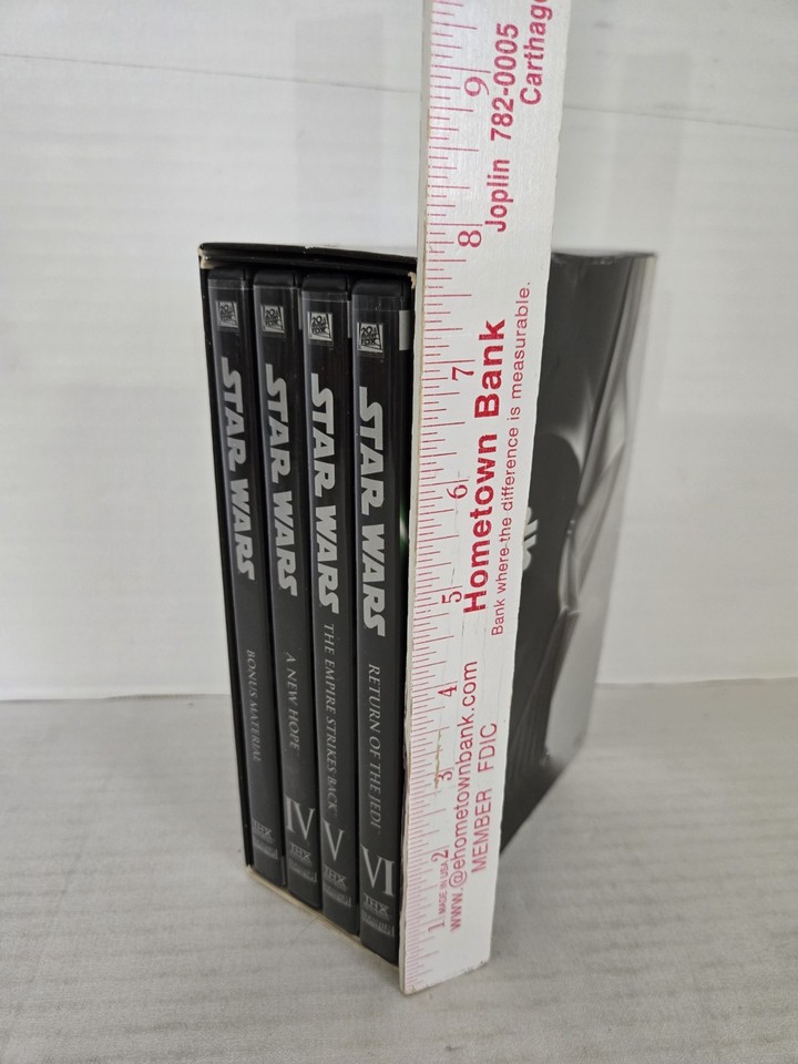 Star Wars Trilogy 3 Disc DVD Boxed Set & Bonus Material FREE SHIPPING ...