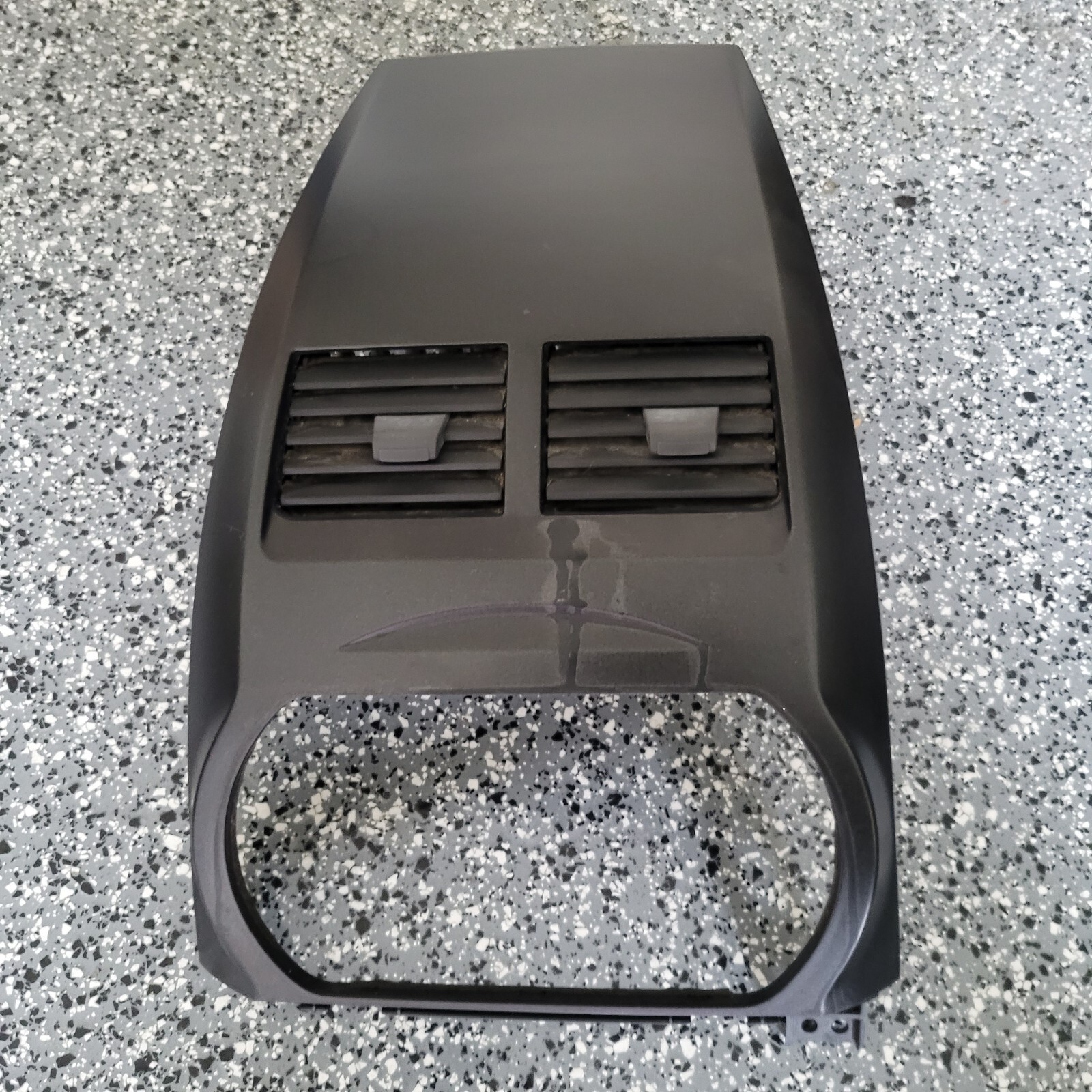 02-04 Nissan Altima Center Dash Vent Radio Bezel Trim Panel BLACK OEM ...