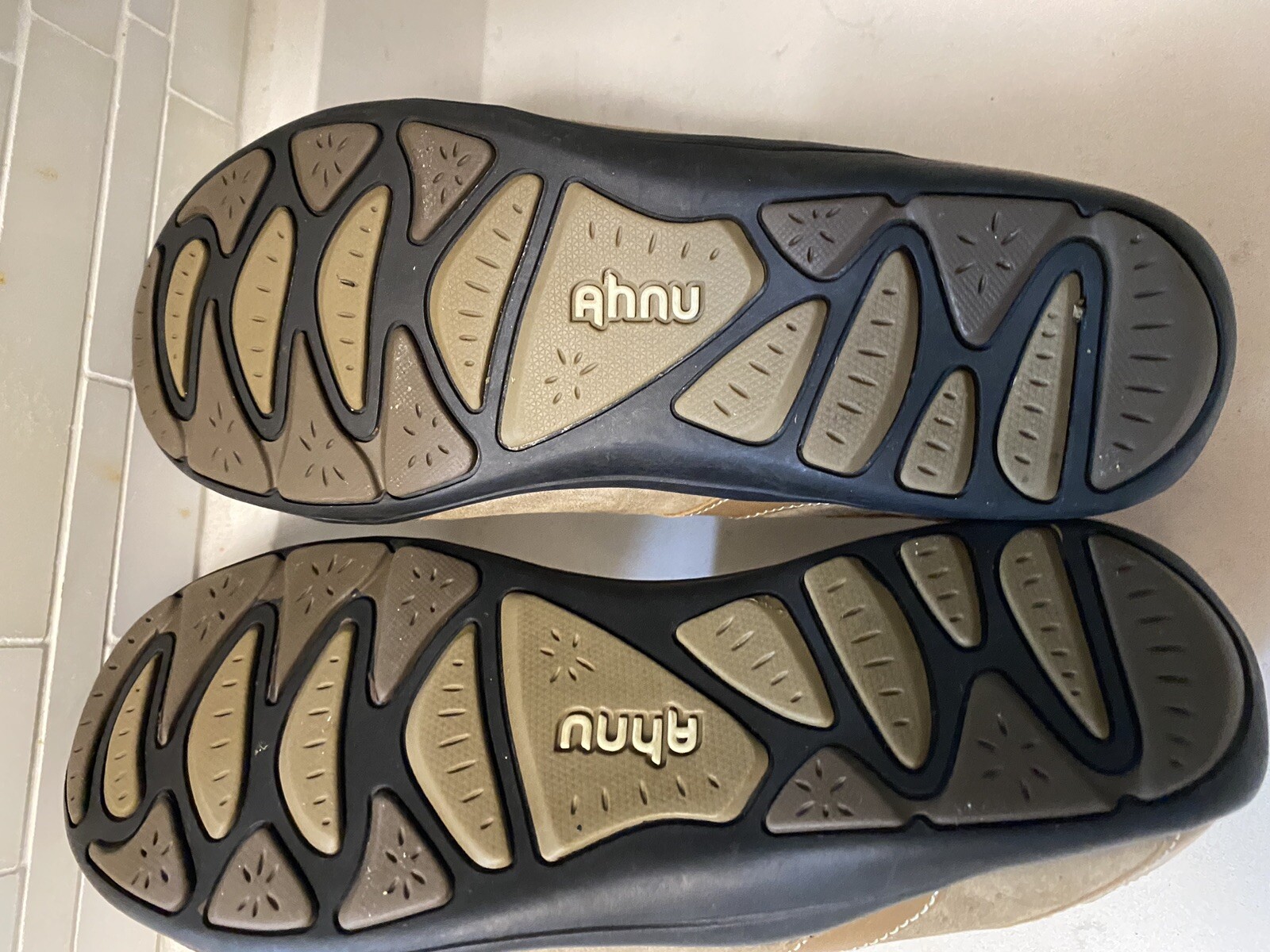 Ahnu Tan Suede Leather Mary Jane Comfort Walking/Hiki… - Gem