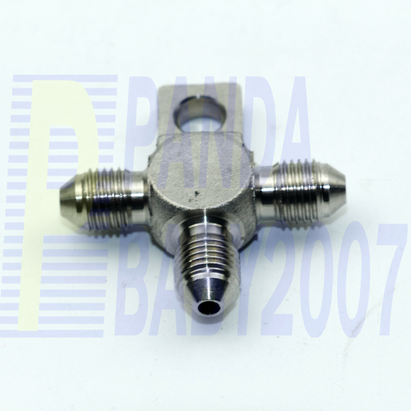 SUS T Tee 3 way Brake Line Male AN3 3AN Fitting Connector Splitter ...