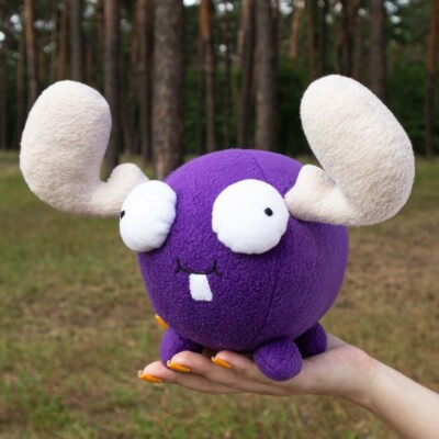 Invader Zim Mini Moose Plush Invader Zim Toys Handmade Toys Made to ...