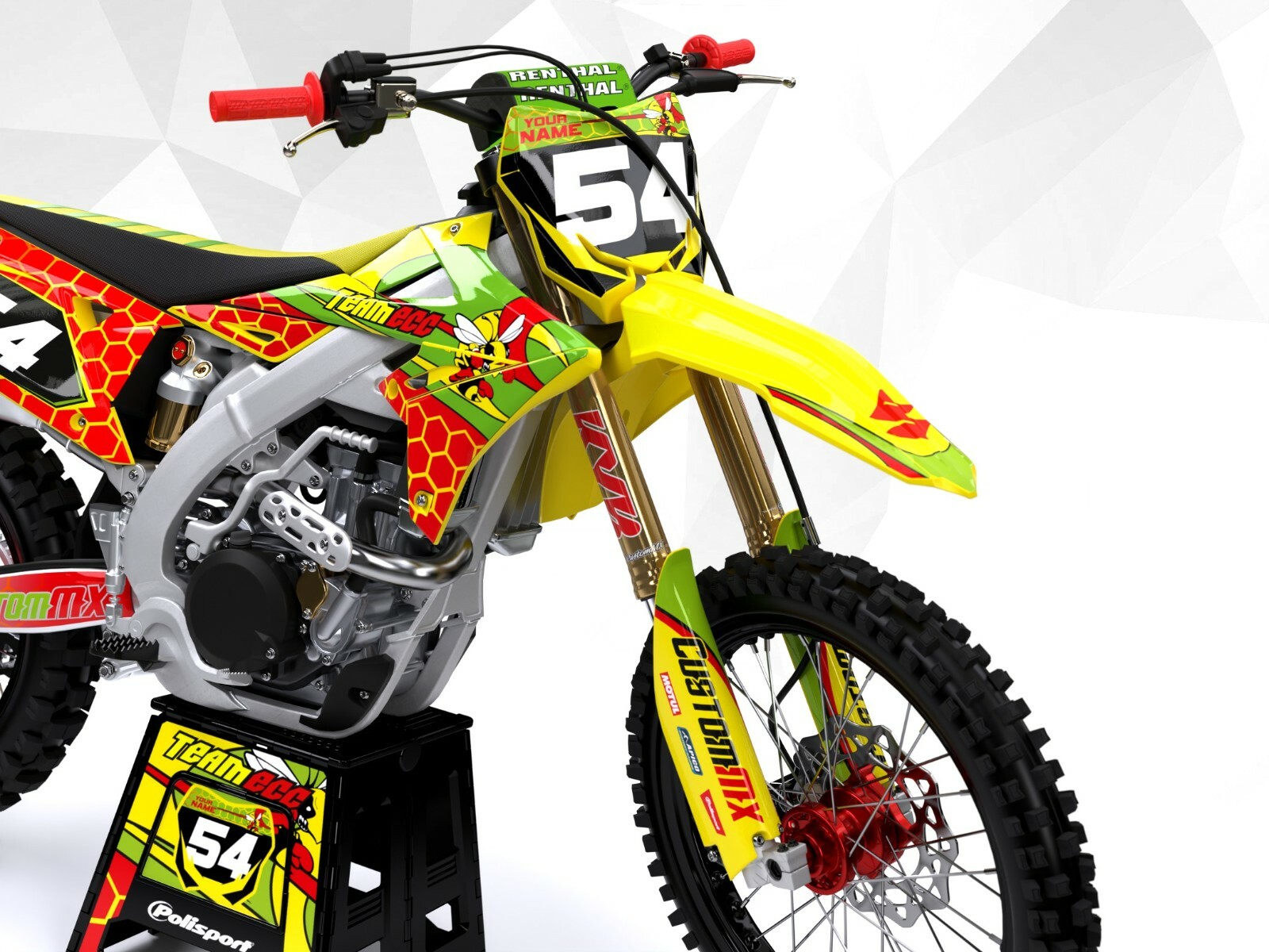 Suzuki 1996-2019 MOTOCROSS GRAPHICS MX RM RMZ 85 125 250 450 | eBay UK