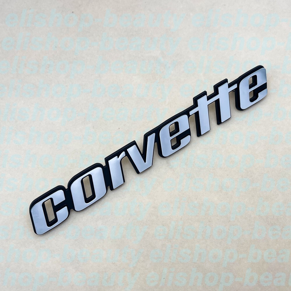 1 piece Corvette Rear Bumper Emblems For 1976 -1979 C3 Badges New | eBay
