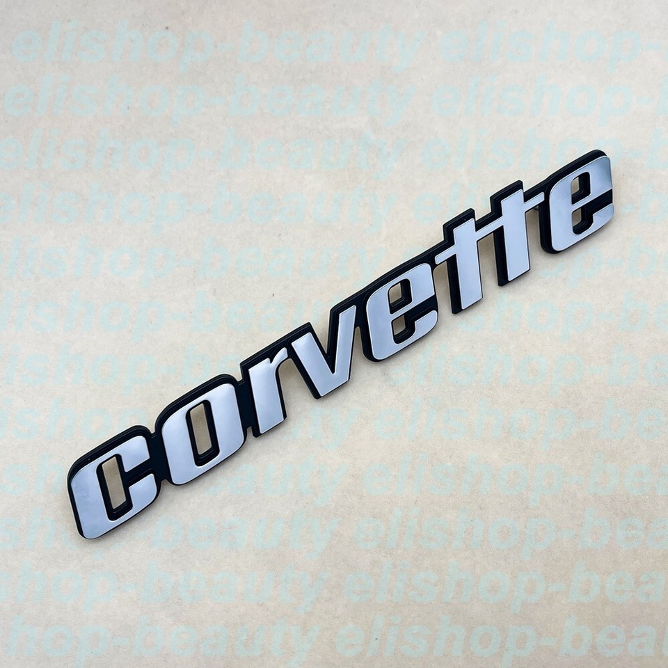 1 piece Corvette Rear Bumper Emblems For 1976 -1979 C3 Badges New | eBay