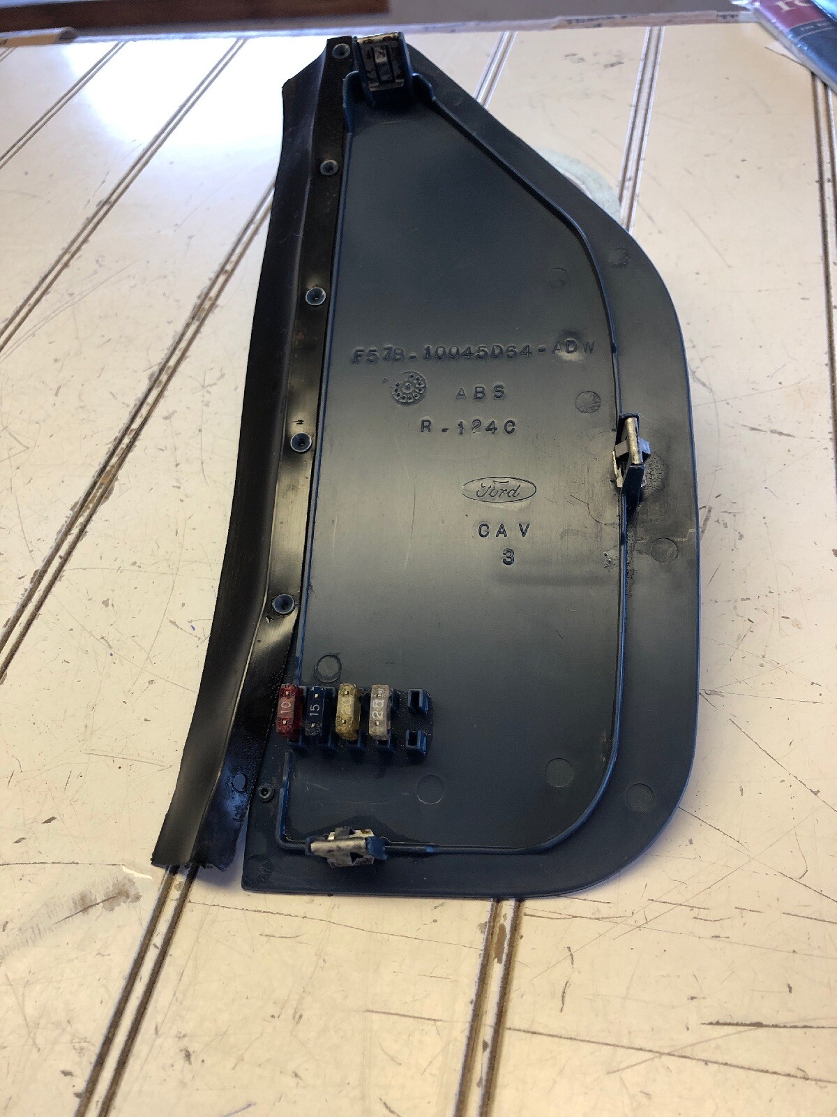 95 96 97 Ford Ranger Fuse Box Panel Cover Blue F57B-10045D64-ADW | eBay