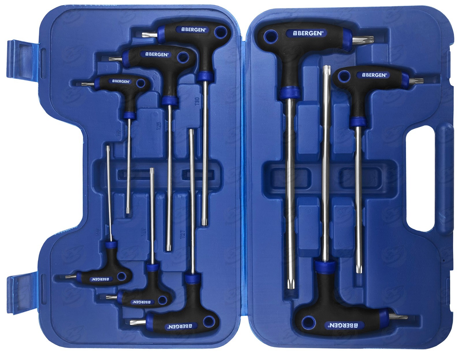 BERGEN 9pc T Handle Torx Set Star Key T10 - T50mm Torx Star Keys | eBay