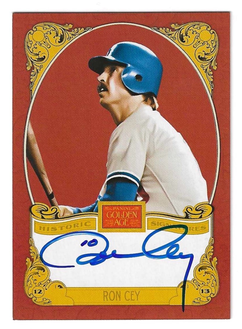 RON CEY 2013 Panini Golden Age Historic Signatures on-card AUTOGRAPH | eBay