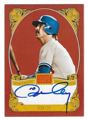RON CEY 2013 Panini Golden Age Historic Signatures on-card AUTOGRAPH | eBay