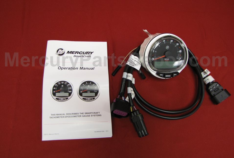 Mercury SmartCraft SC1000 Tachometer Black P/N#: 79-8M0135641 SS ...