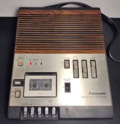 Dictation Machines - Panasonic Microcassette Transcriber Model