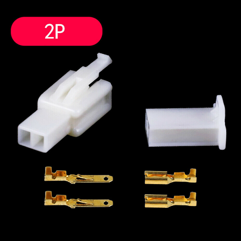 10x Motorcycle Electrical Connector Terminal Set 28mm Male Female