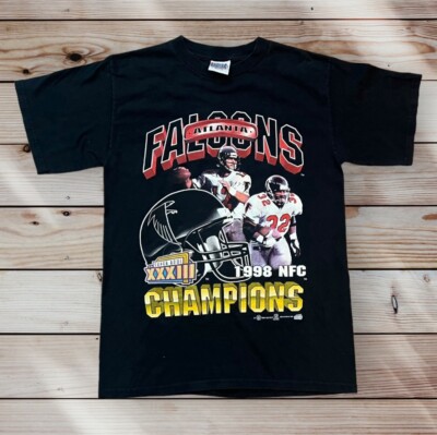 Vintage 1998 Atlanta Falcons NFC Champions Super Bowl Shirt | eBay