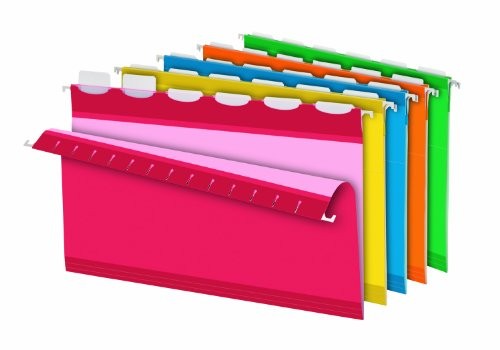 Pendaflex Readytab Color Hanging Folders - Legal - 8.50" X 14" - 1/5 ...