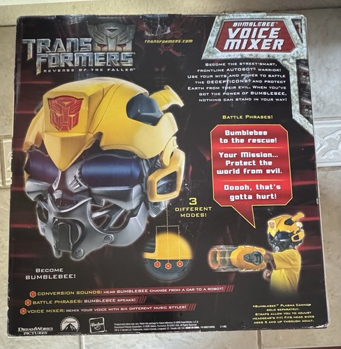 Transformers Revenge of the Fallen Bumblebee Voice Mixer Helmet Mask ...