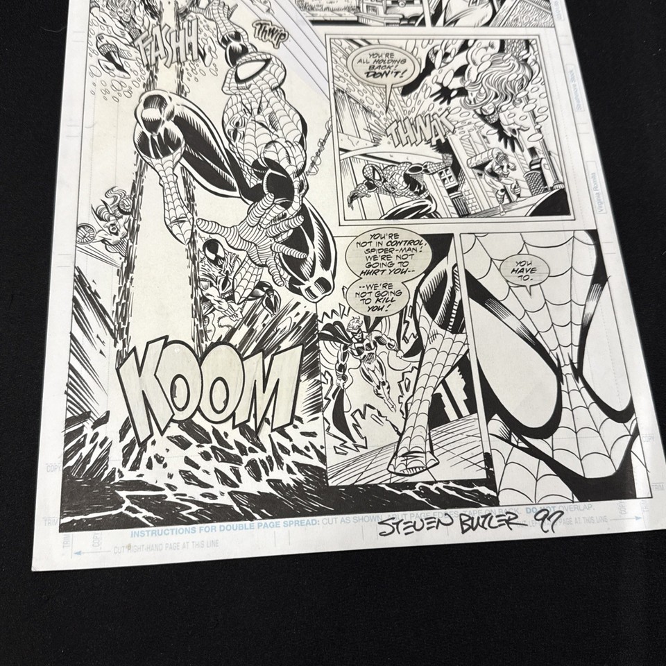 Web Of Spider-Man #129 Pg 20 Original Art by Steven Butler & Randy ...
