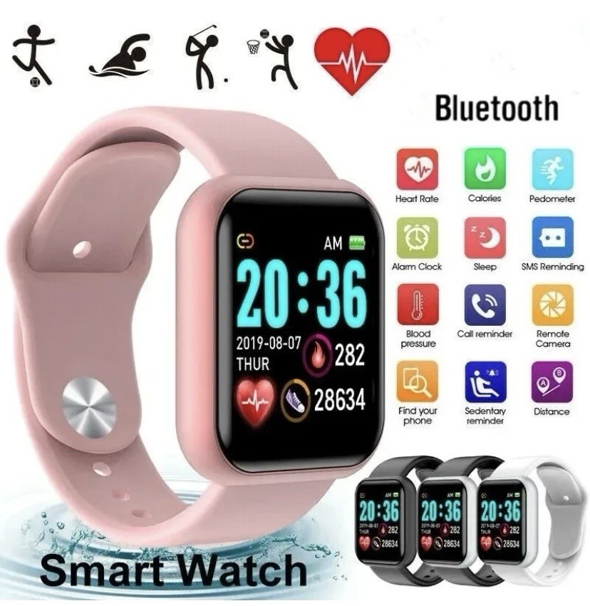 Waterproof Bluetooth Smart Watch for Men - Sports & Health Tracker | eBay