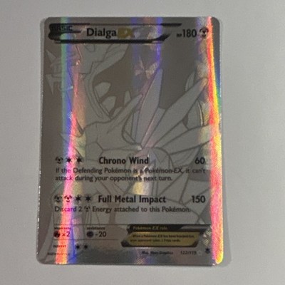 Dialga EX Secret Rare Full Art Holo 122/119 XY Phantom Forces Pokémon ...