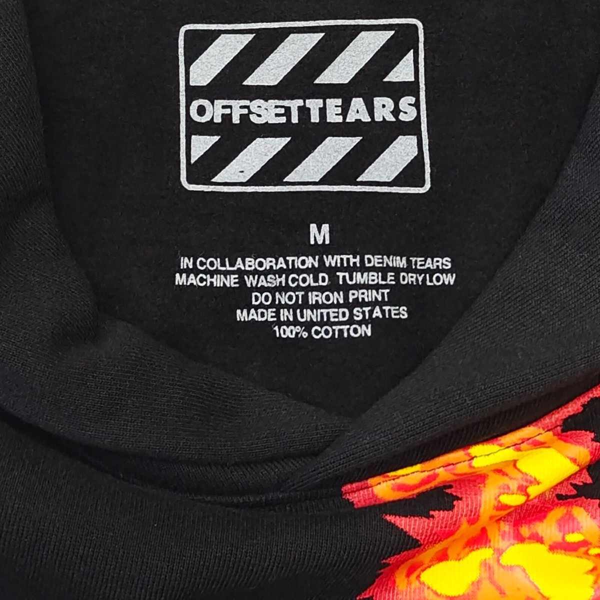 Denim Tears x Offset Wreath Hoodie Sweatshirt Black | eBay Denim Tears x Offset Wreath Hoodie Sweatshirt Black | eBay