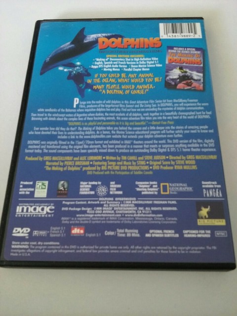 IMAX - Dolphins (DVD, 2000) | eBay