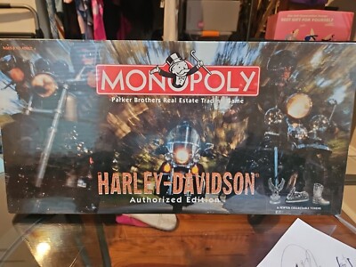 Vintage 1997 Harley Davidson Monopoly Authorized Edition Board Game ...