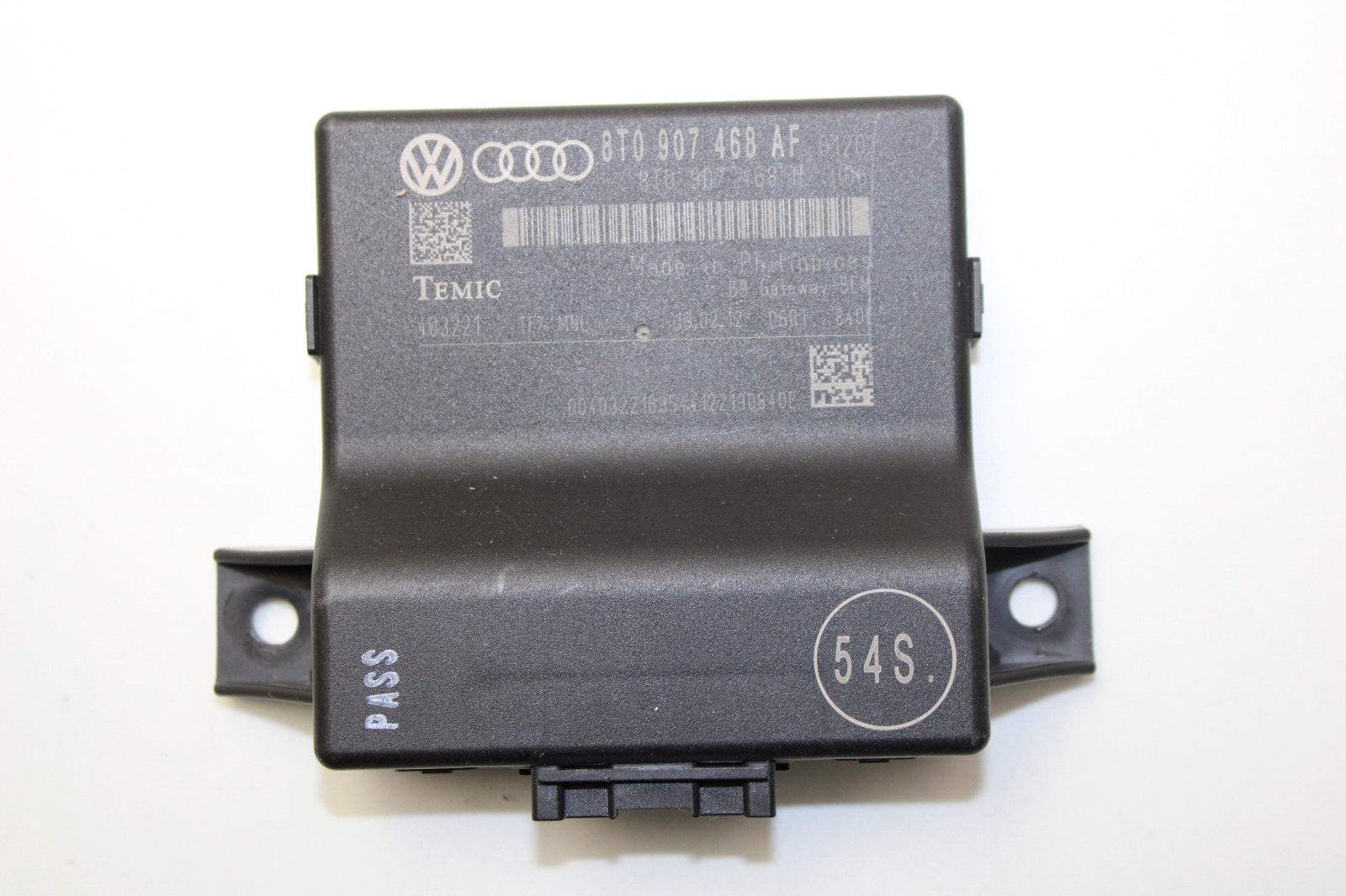 2009 - 2012 Audi A4 S5 A5 S5 Q5 Gateway Control Module OEM 8T0907468AF ...