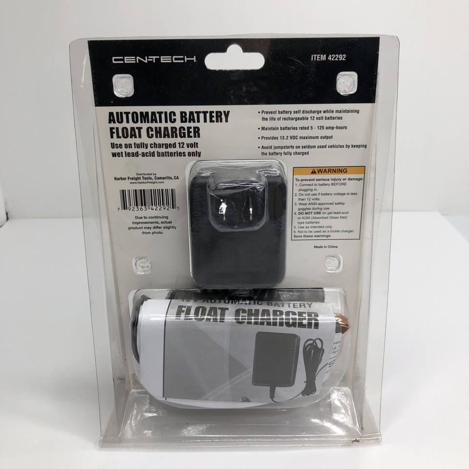 12 Volt Automatic Battery Float Trickle Charger by Cen-Tech New | eBay