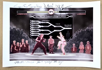 KARATE KID PRINT PJ McQUADE #2/15 COBRA KAI MARTIN KOVE, WILLIAM ZABKA ...