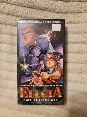Ellcia - Vol. 3: Ironclads (VHS, 1997, Dubbed) Anime Manga Cartoon Vtg ...