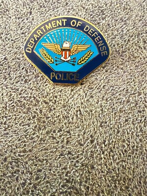 Mini Department of Defense Police DOD Lapel Hat Pin US Military | eBay