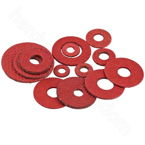 Insulating Fiber Flat Washers Red Sealing M2 M2.5 M3 M3.5 M4 M5 M6 M8 ...