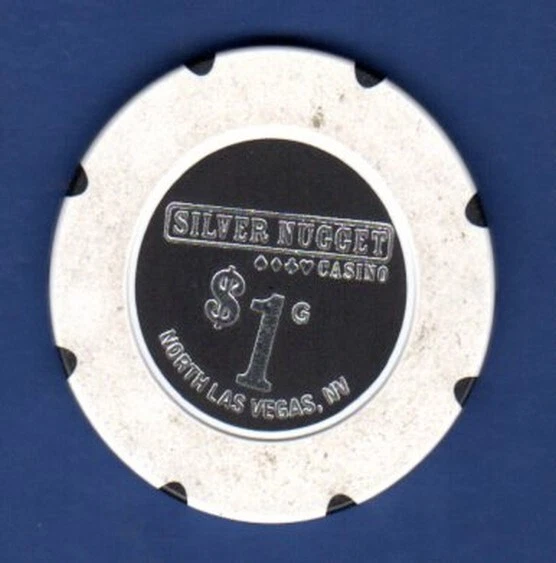 Silver Poker Chip From Vegas