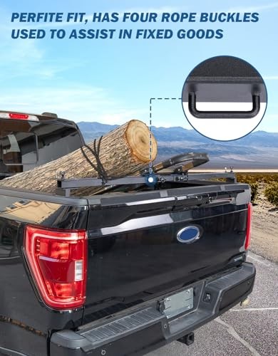Truck Bed Rear Bar Back Rack Compatible with 2015-2024 F150 & 2017-2024 ...