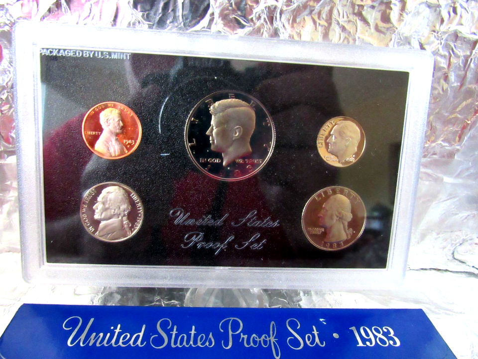 1983 S Proof Set Original Box US Mint 5 Coins | eBay