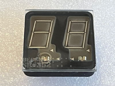 Beckman SP-352 Panaplex Planar Neon Gas Discharge Display 2 Digits, NOS ...