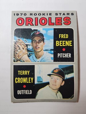 1970 Topps #121 Baltimore Orioles Rookie Stars Card Fred Beene Terry ...