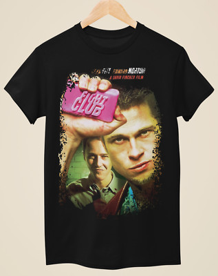 Fight Club - Movie Poster Inspired Unisex Black T-Shirt | eBay