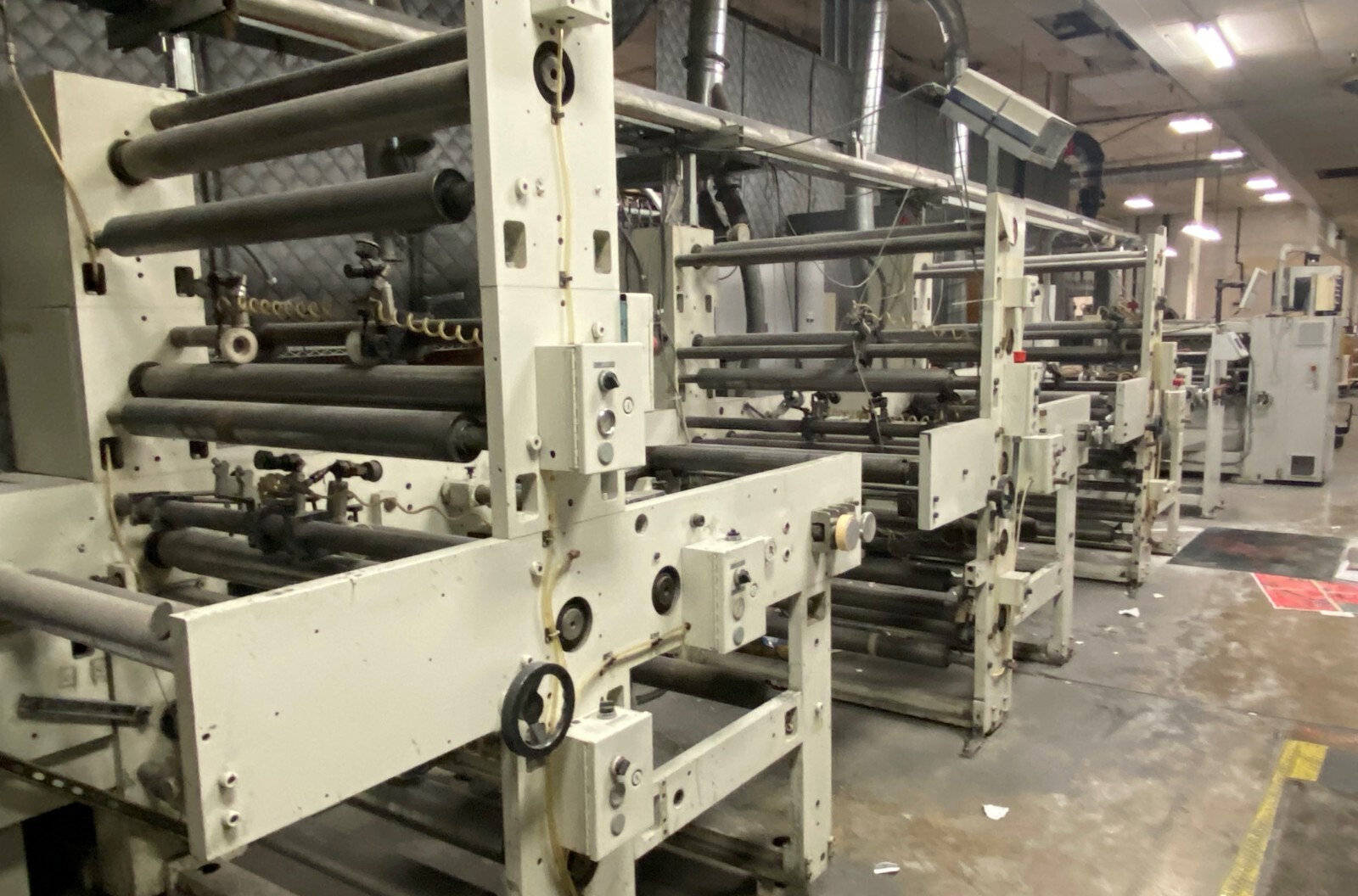 Scheffer rotary cutter with high speed T.ED delivery and shear slitter ...